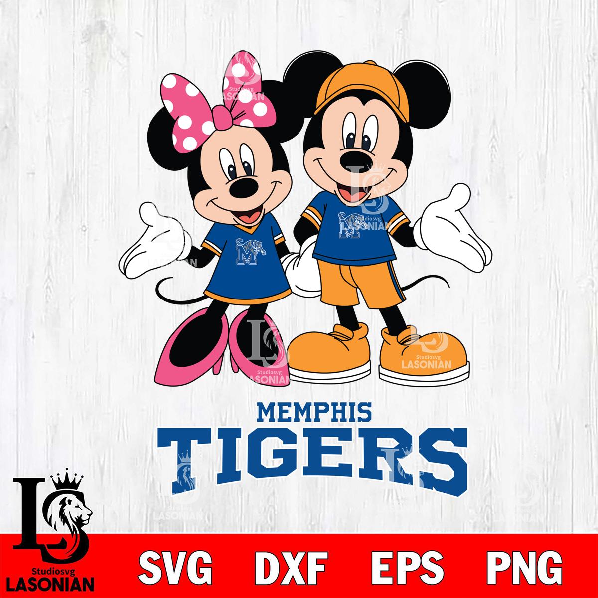 Memphis Tigers Mickey Minnie Mouse Sport – lasoniansvg