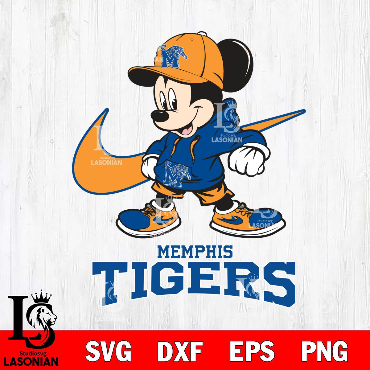 Memphis Tigers Mickey Mouse NIKE – lasoniansvg