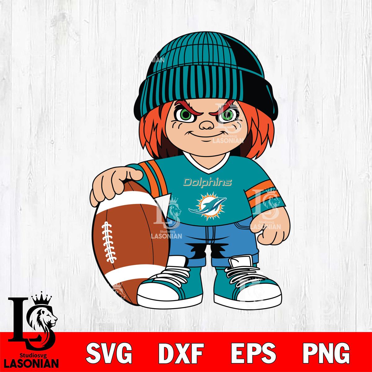 Miami Dolphins Chucky Horror 4 – lasoniansvg
