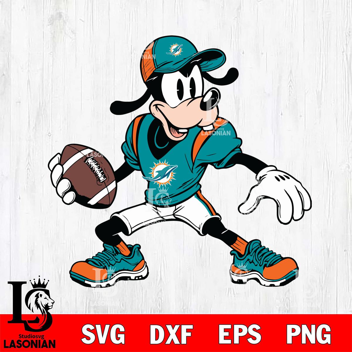 Miami Dolphins Goofy – lasoniansvg