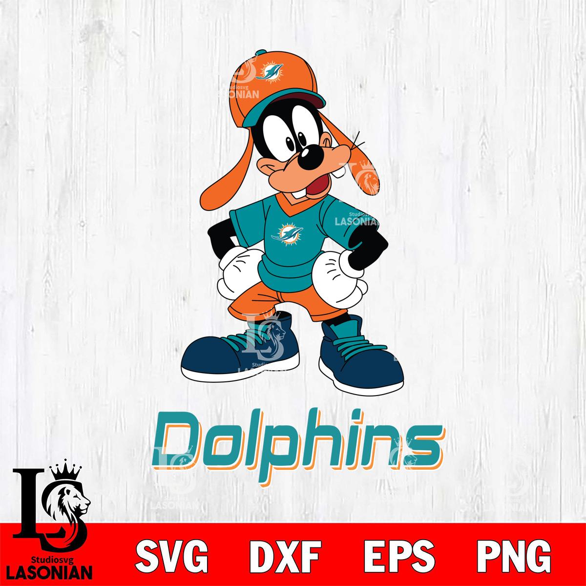 Miami Dolphins Goofy Football – lasoniansvg