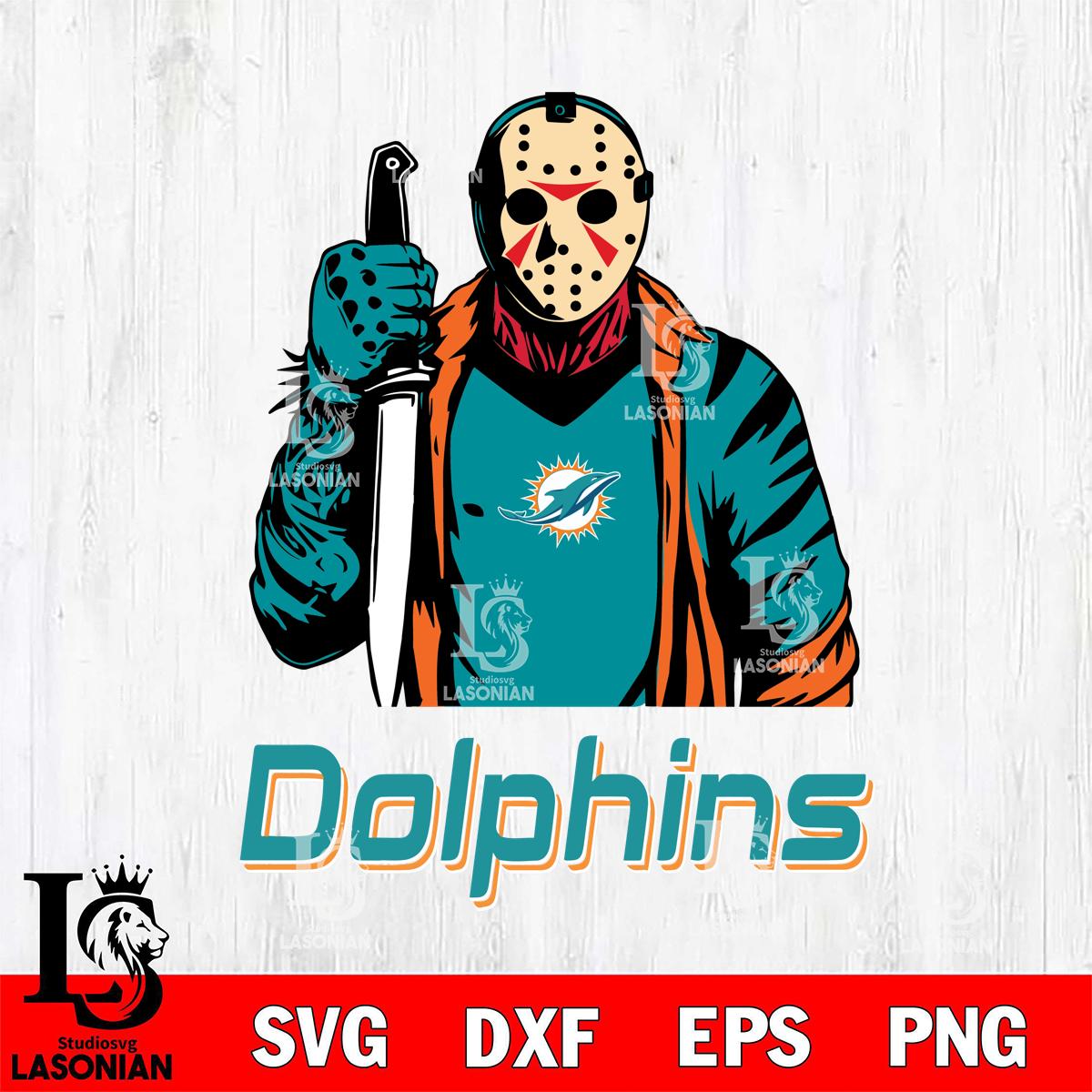 Miami Dolphins Jason Voorhees 6 – lasoniansvg