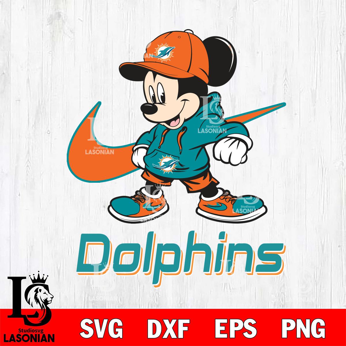 Miami Dolphins Mickey Mouse NIKE – lasoniansvg