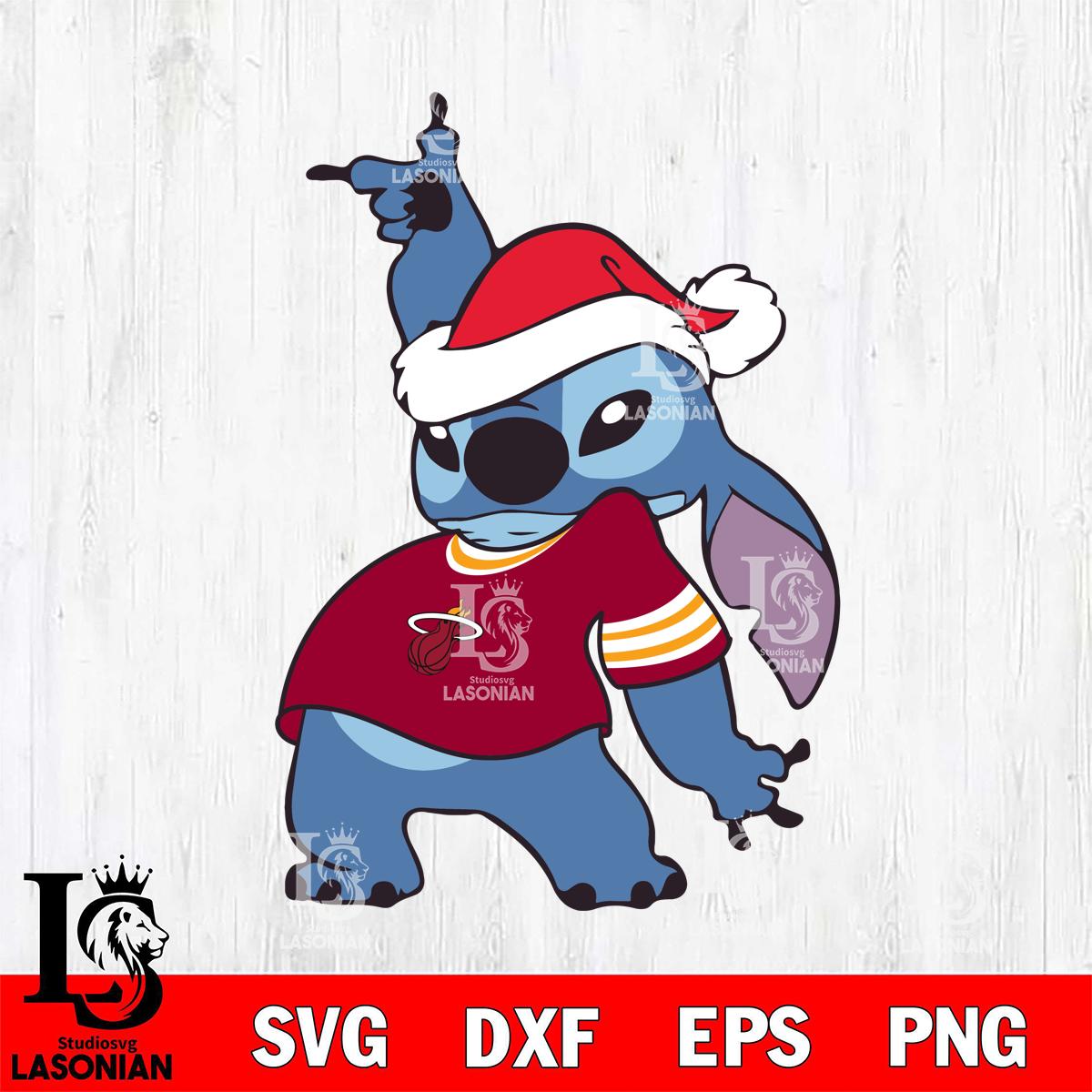 Miami Heat Disney Lilo & Stitch Christmas – lasoniansvg