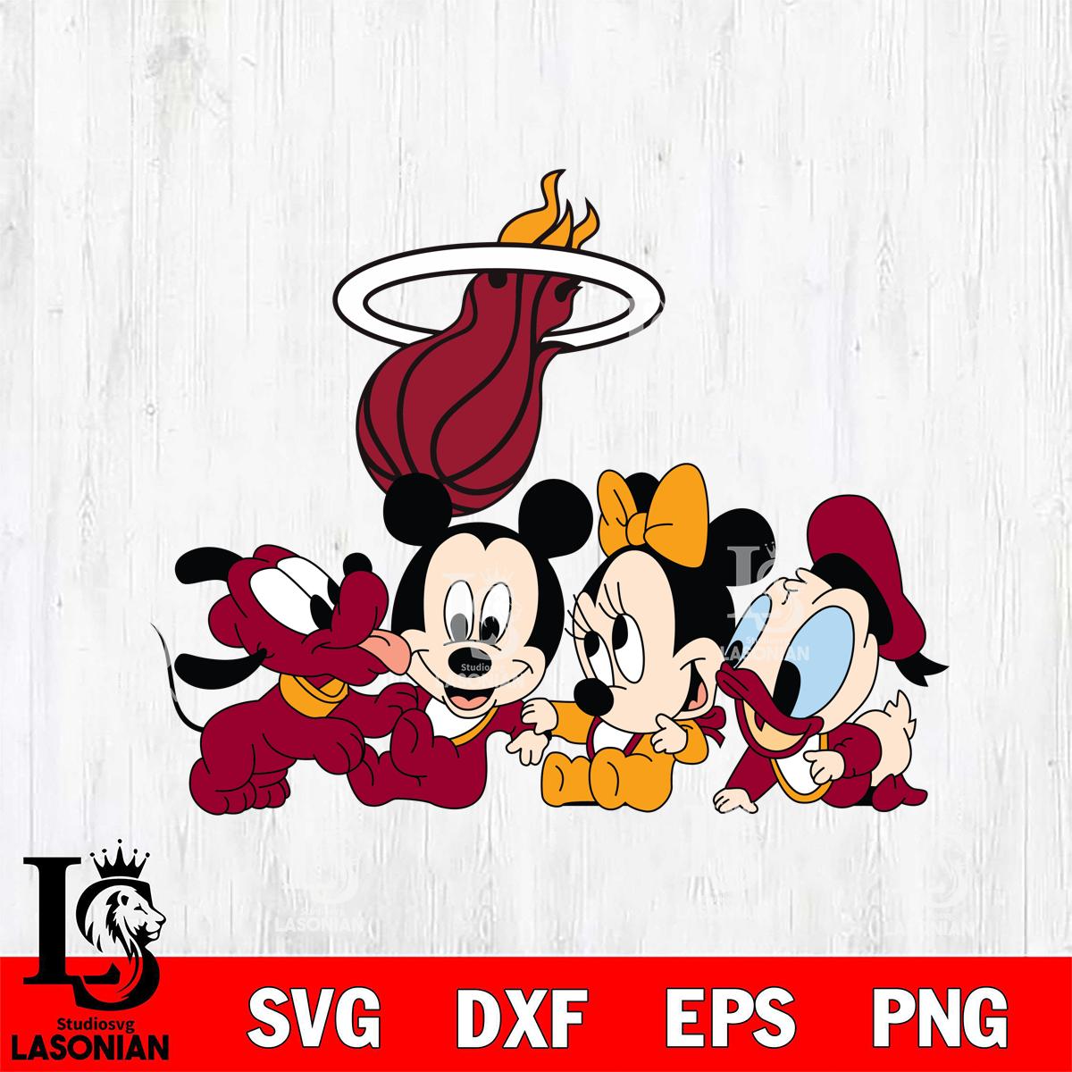 Miami Heat Mickey Minne 5 Nba – lasoniansvg