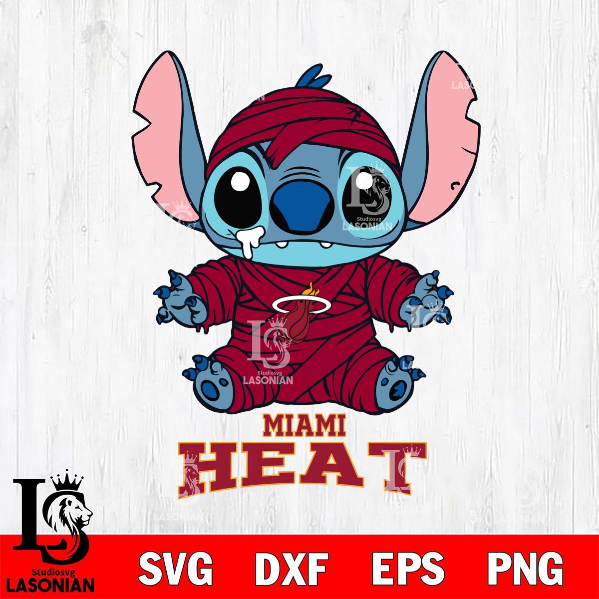 Miami Heat Stitch Mummy – lasoniansvg