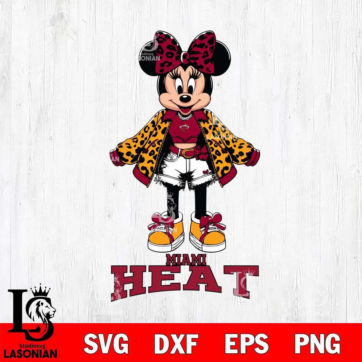 Miami Heat Style Minnie Disney – lasoniansvg