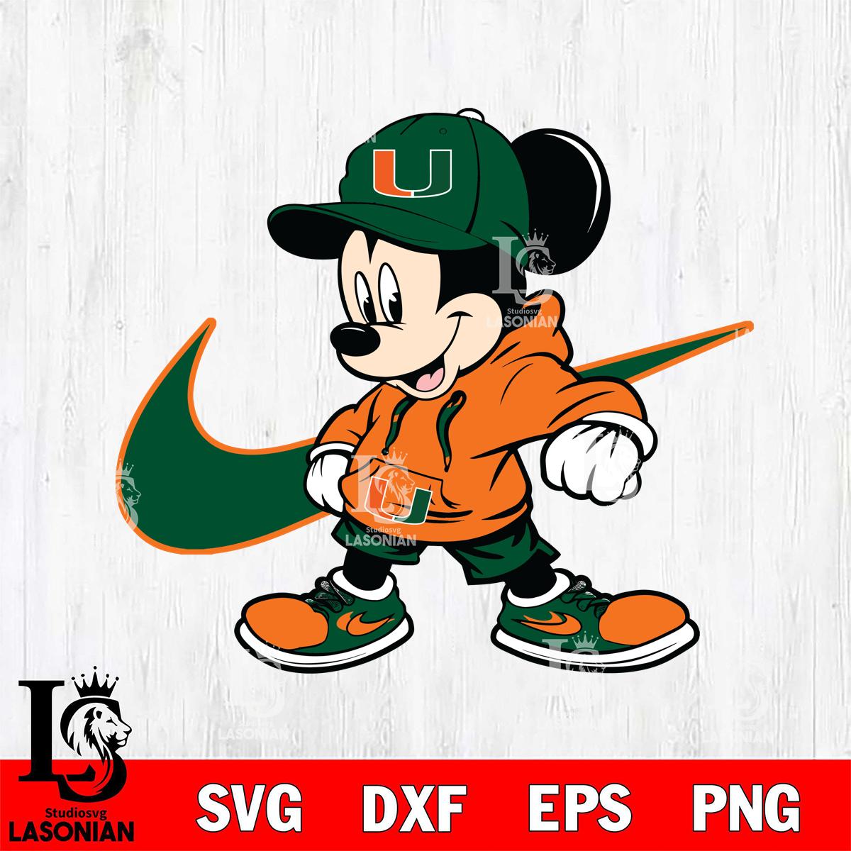 Miami Hurricanes Cool Mickey Mouse – lasoniansvg