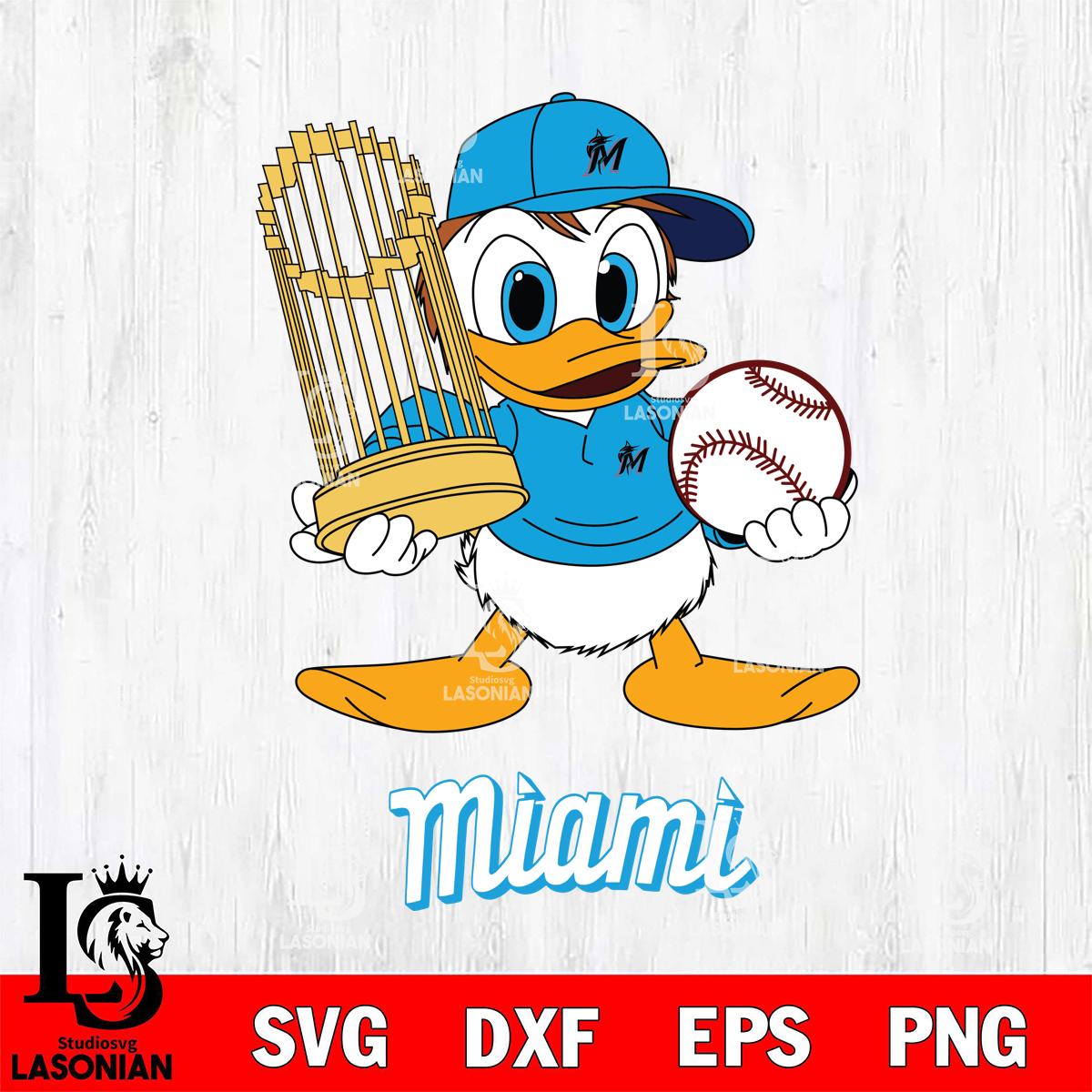 Miami Marlins Donald Duck Champion MLB – lasoniansvg
