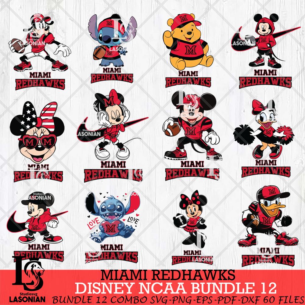 Miami RedHawks Disney NCAA Bundle Svg PNG 12 – lasoniansvg