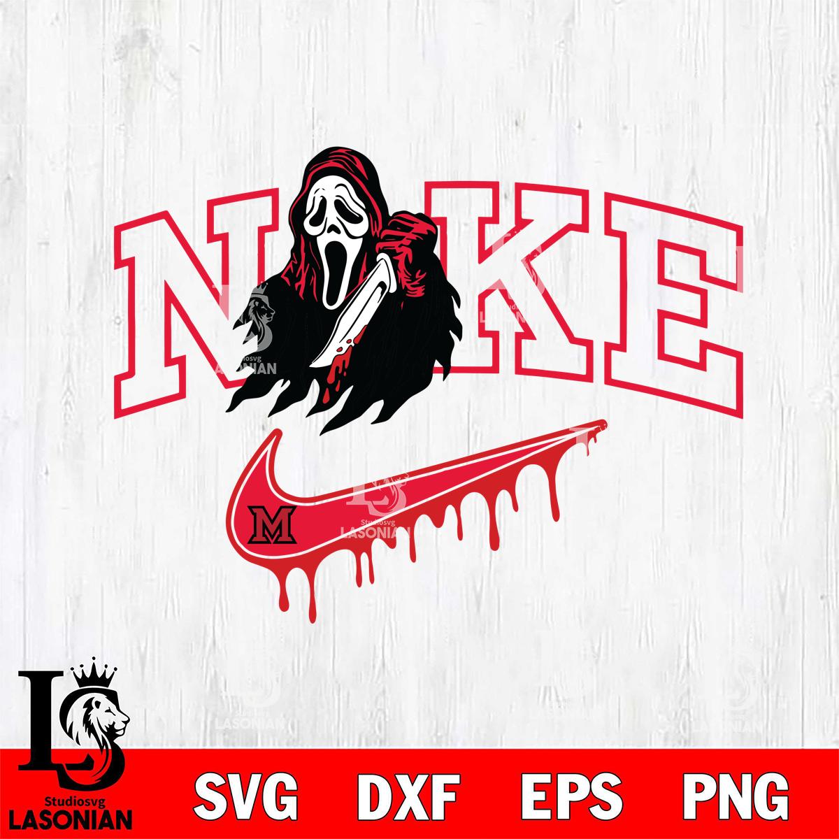 Miami RedHawks Ghostface Nike – lasoniansvg