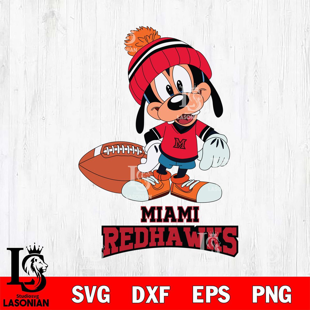 Miami RedHawks Goofy Football – lasoniansvg