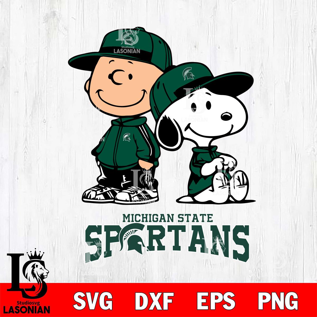 Michigan State Spartans Charlie Brown Snoopy Champions – lasoniansvg