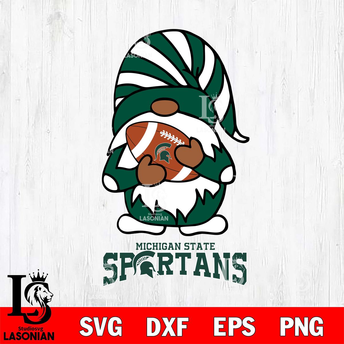 Michigan State Spartans Gnomes Football – lasoniansvg