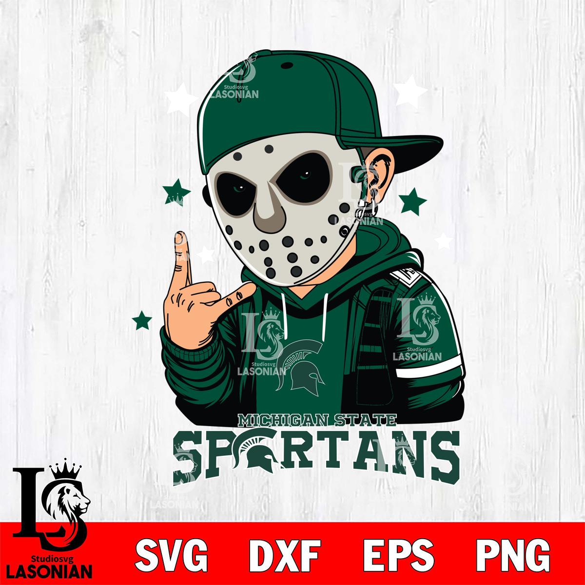 Michigan State Spartans Jason Voorhees Horror 9 – lasoniansvg