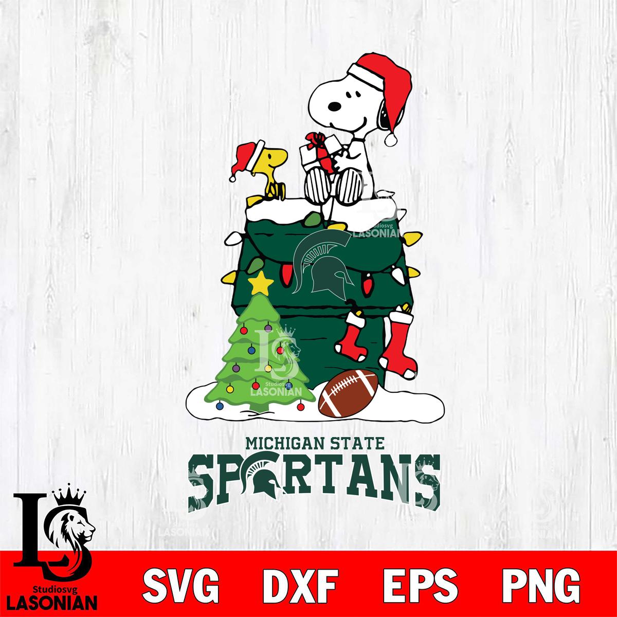 Michigan State Spartans Snoopy Sport 11 – lasoniansvg