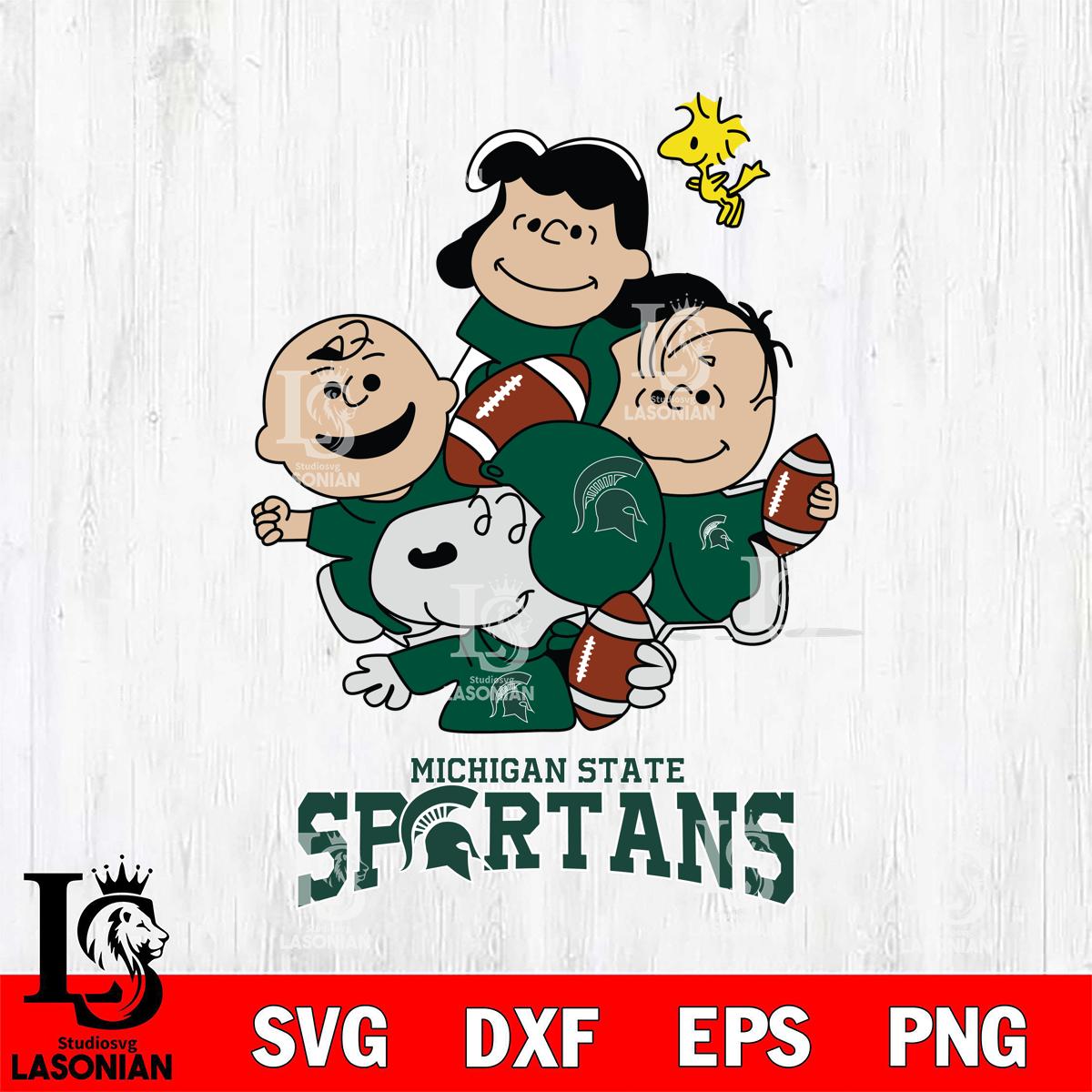 Michigan State Spartans Snoopy Sport 4 – lasoniansvg