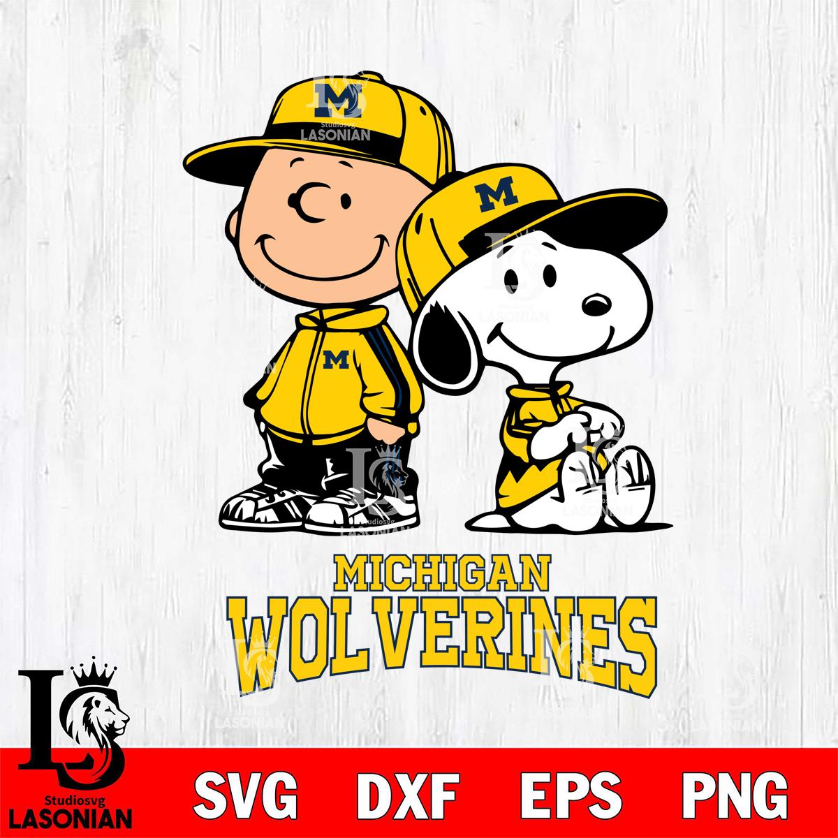 Michigan Wolverines Charlie Brown Snoopy Champions – lasoniansvg