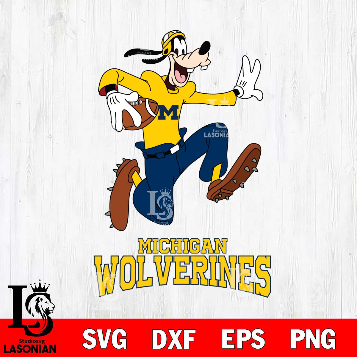 Michigan Wolverines Goofy rugby Sport – lasoniansvg