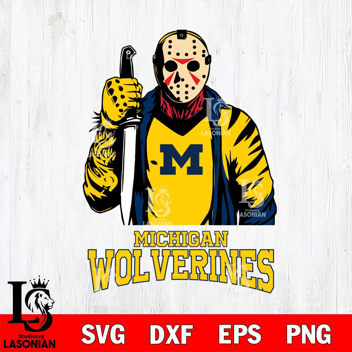 Michigan Wolverines Jason Voorhees 6 – lasoniansvg