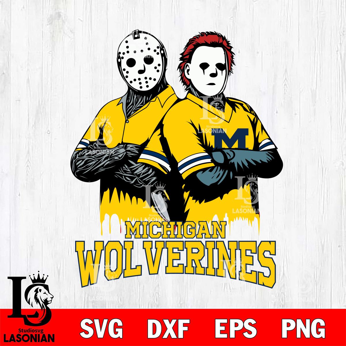 Michigan Wolverines Jason Voorhees 8 – lasoniansvg
