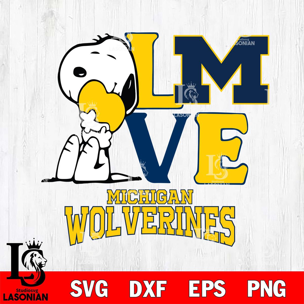 Michigan Wolverines Snoopy Sport 10 – lasoniansvg