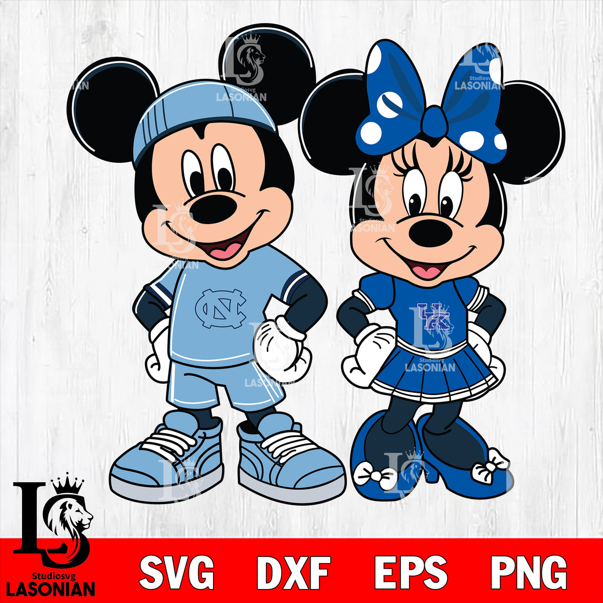 Kentucky Wildcats Mickey And Minnie Rugby – lasoniansvg