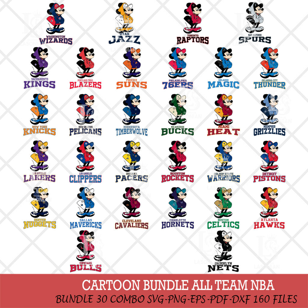 Mickey NBA ALL TEAM – lasoniansvg