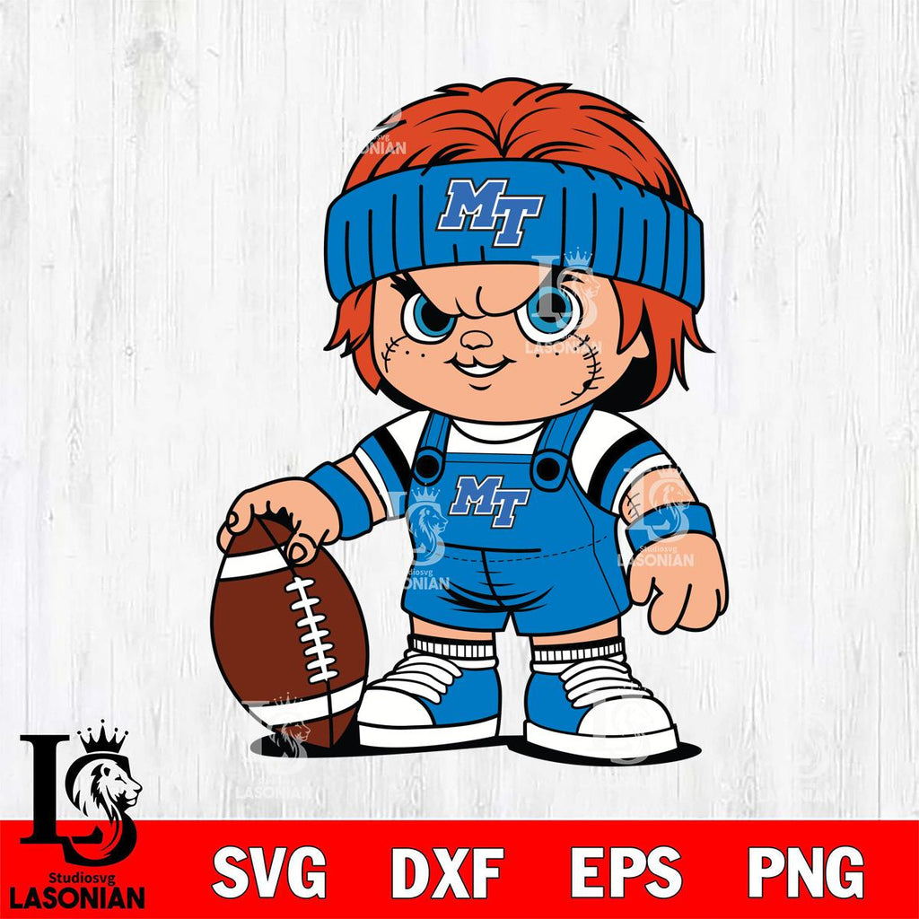 Middle Tennessee Blue Raiders Chucky Horror 5 – lasoniansvg