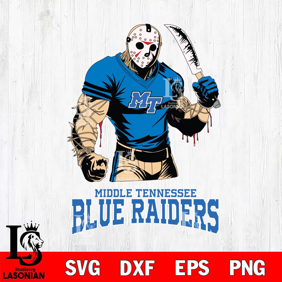 Middle Tennessee Blue Raiders Jason Voorhees – lasoniansvg