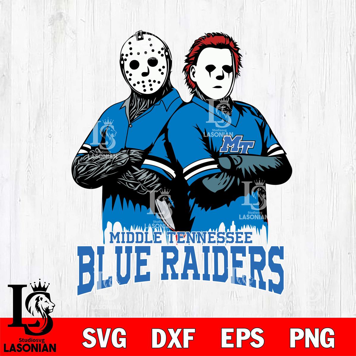Middle Tennessee Blue Raiders Jason Voorhees 8 – lasoniansvg