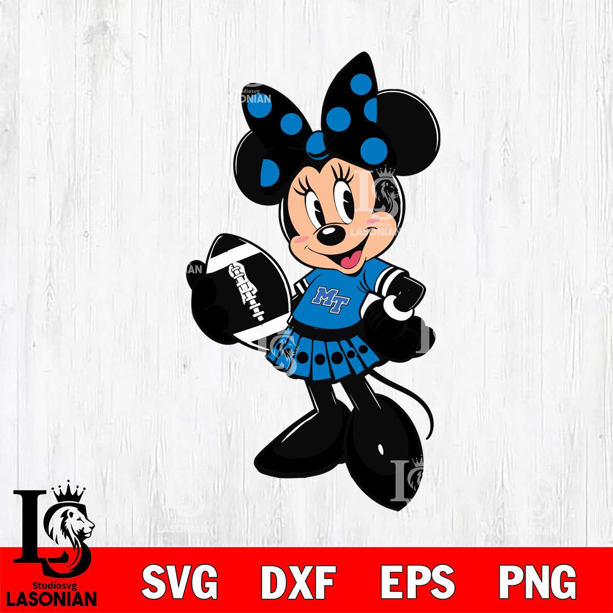 Middle Tennessee Blue Raiders Minnie Mouse – lasoniansvg