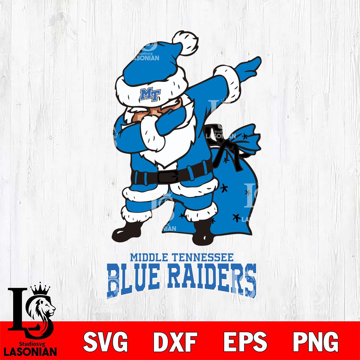 Middle Tennessee Blue Raiders Santa Claus Ugly – lasoniansvg