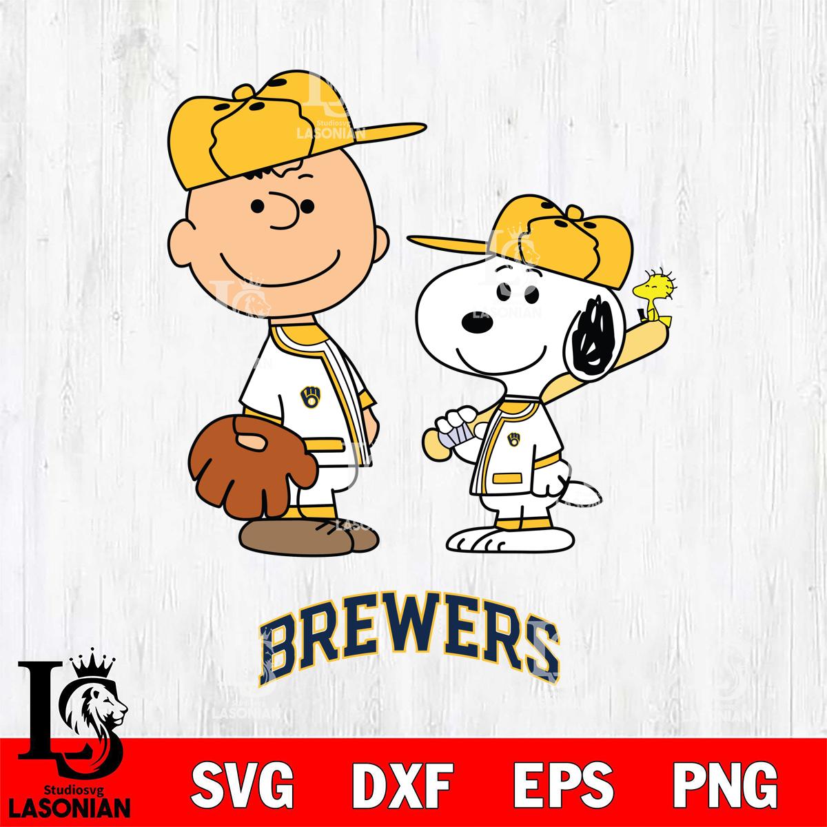 Milwaukee Brewers Peanuts Sport – lasoniansvg