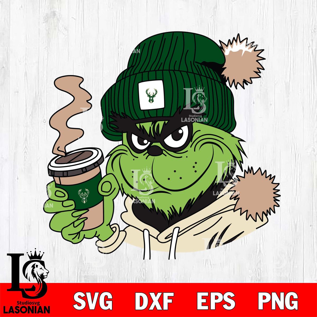 Milwaukee Bucks Boujee Grinch 4 – lasoniansvg