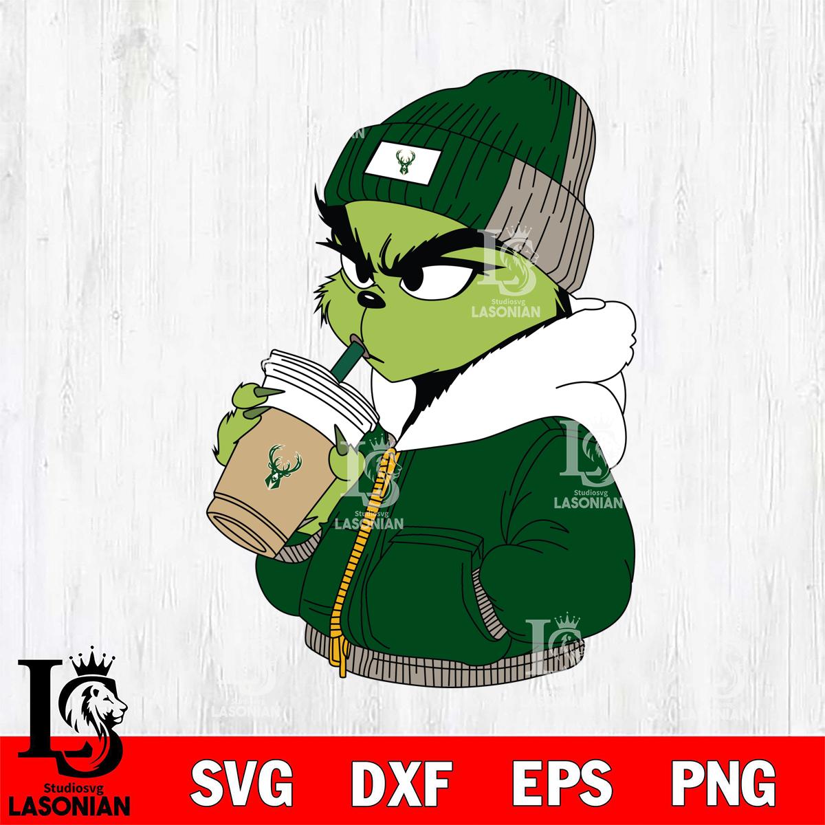 Milwaukee Bucks Boujee Grinch 6 – lasoniansvg