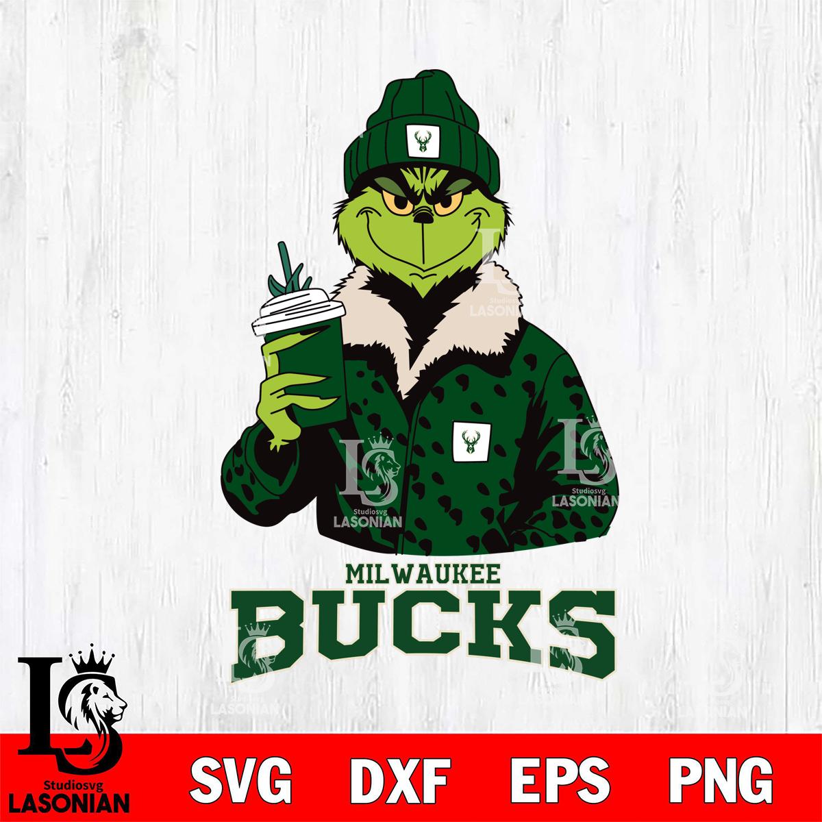 Milwaukee Bucks Grinch Leopard – lasoniansvg