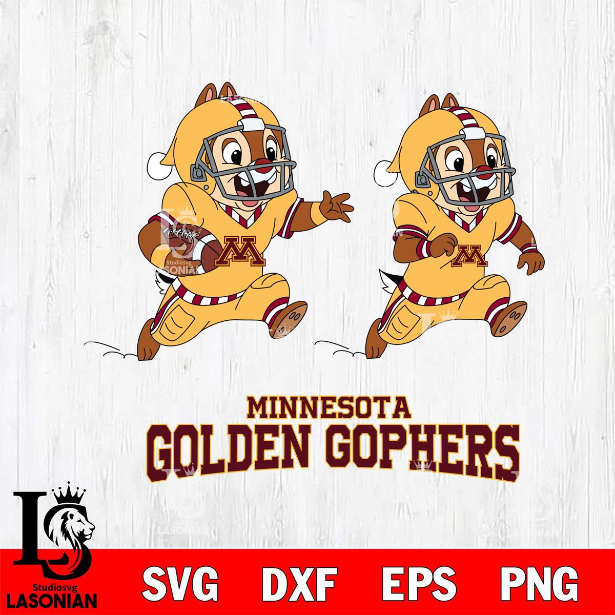 Minnesota Golden Gophers Chip & Dale Football – lasoniansvg