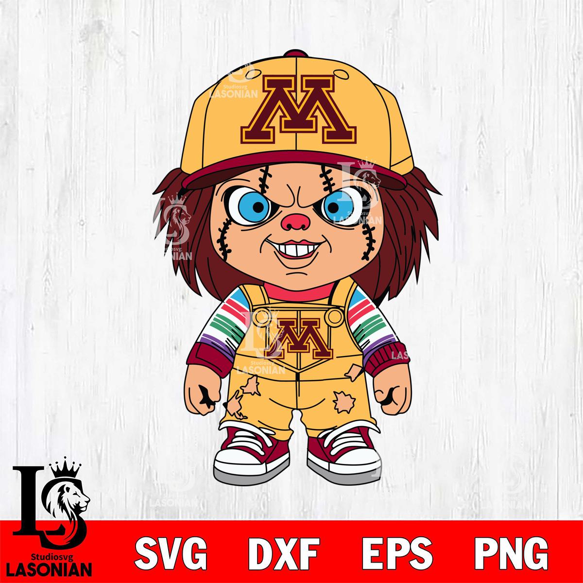 Minnesota Golden Gophers Chucky Football Horror Halloween – lasoniansvg