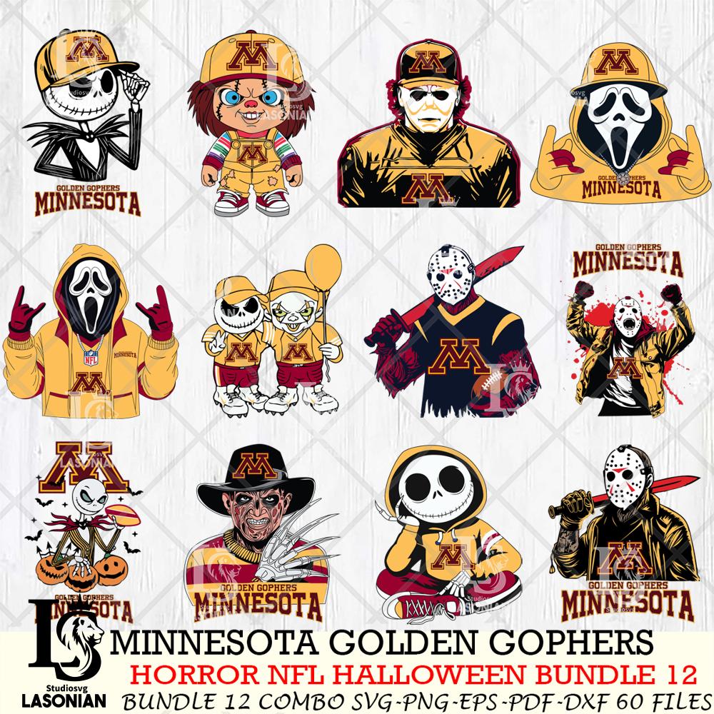 Minnesota Golden Gophers Halloween Bundle 12 SVG – lasoniansvg