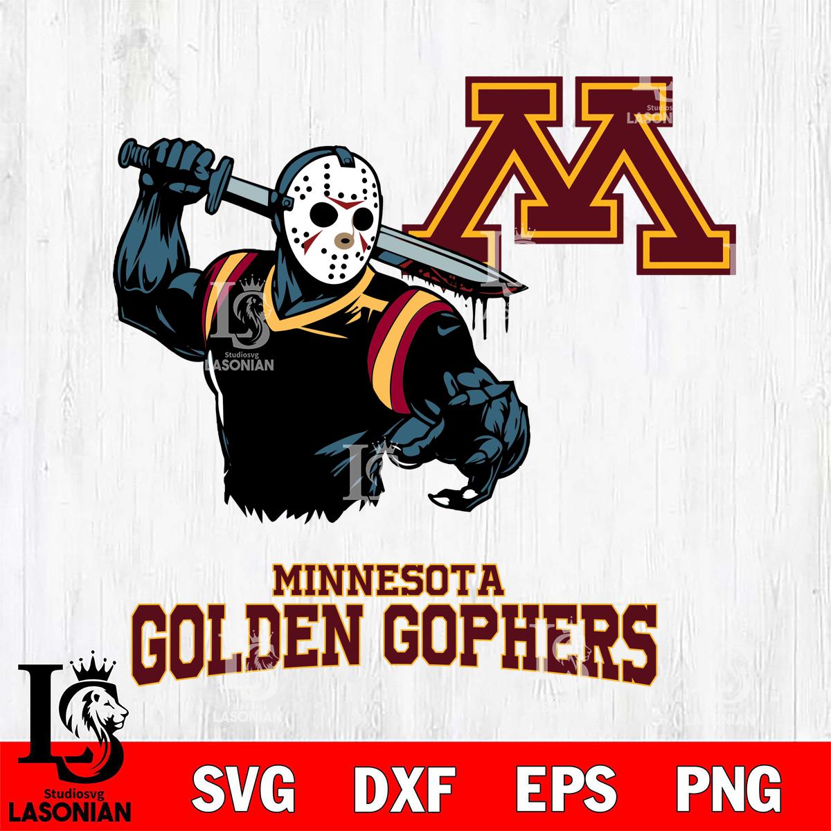 Minnesota Golden Gophers Jason Voorhees 5 – lasoniansvg