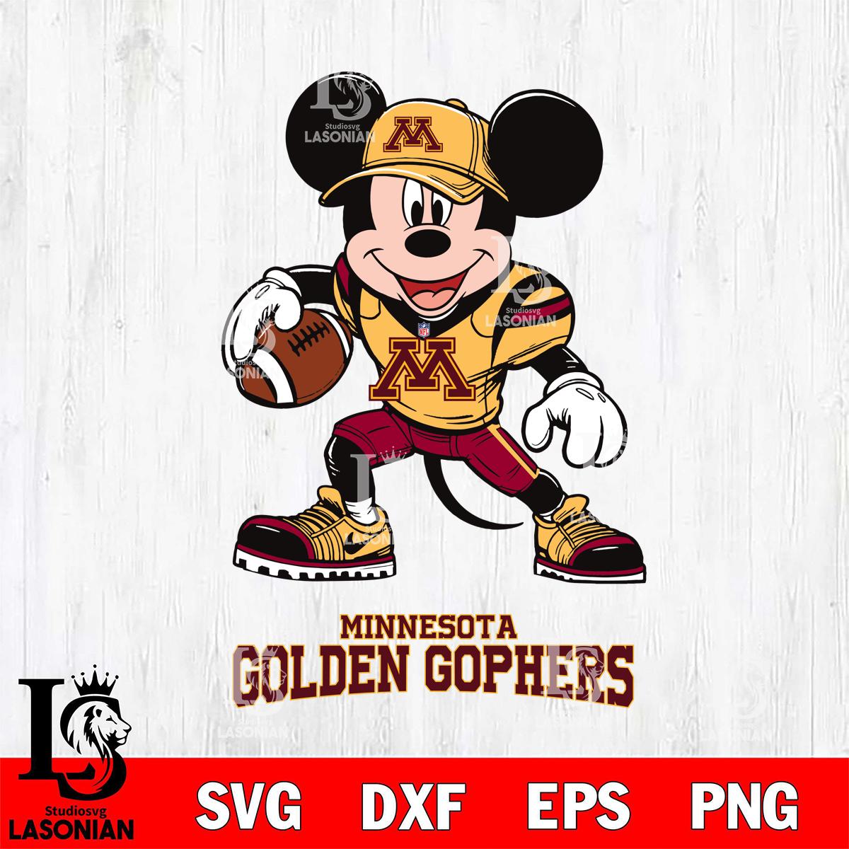 Minnesota Golden Gophers Mikey Mouse Disney – lasoniansvg