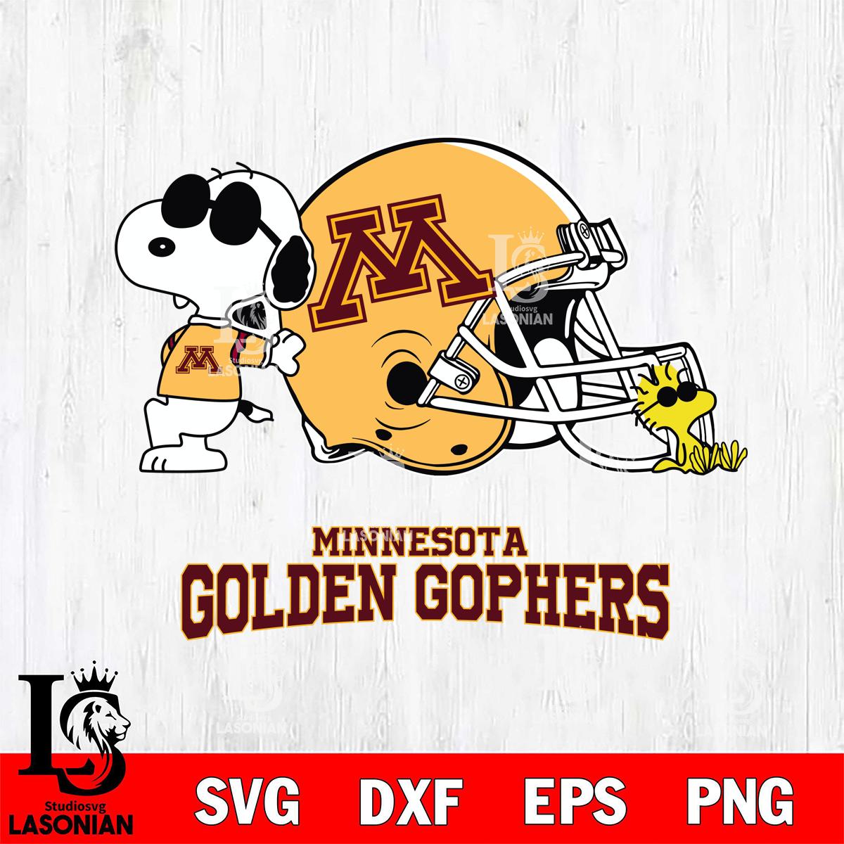 Minnesota Golden Gophers Snoopy Sport 2 – lasoniansvg