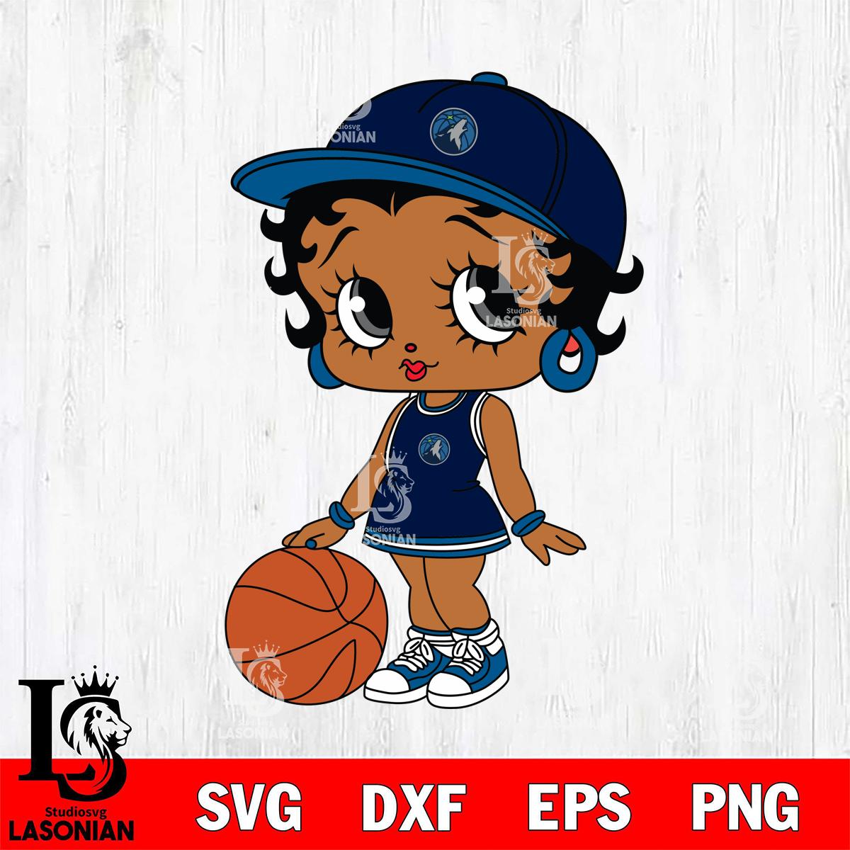 Minnesota Timberwolves Betty Boop NBA 6 – lasoniansvg