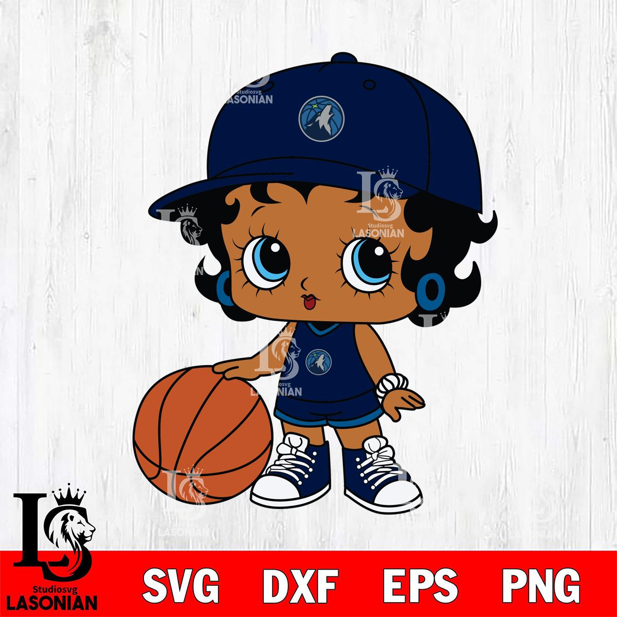 Minnesota Timberwolves Betty Boop NBA 8 – lasoniansvg