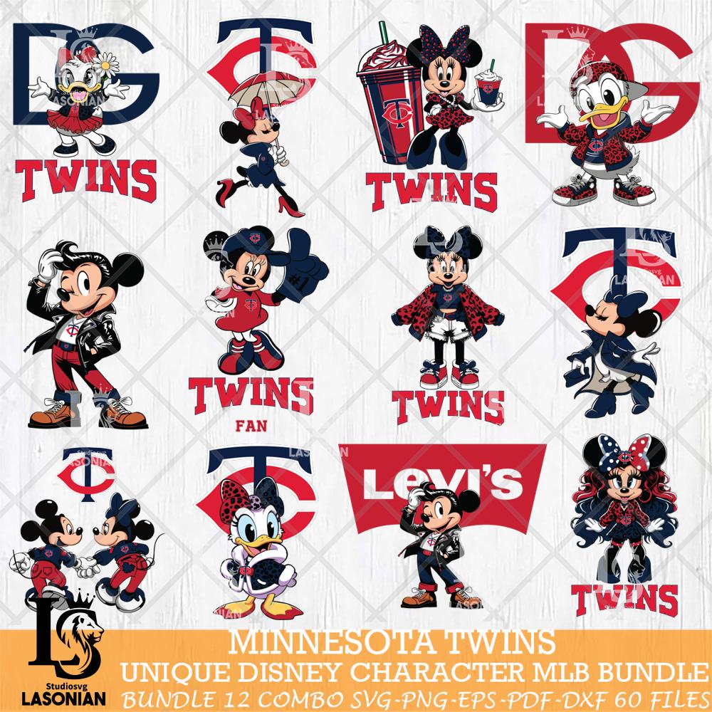 Minnesota Twins Disney character MLB Bundle 12 – lasoniansvg