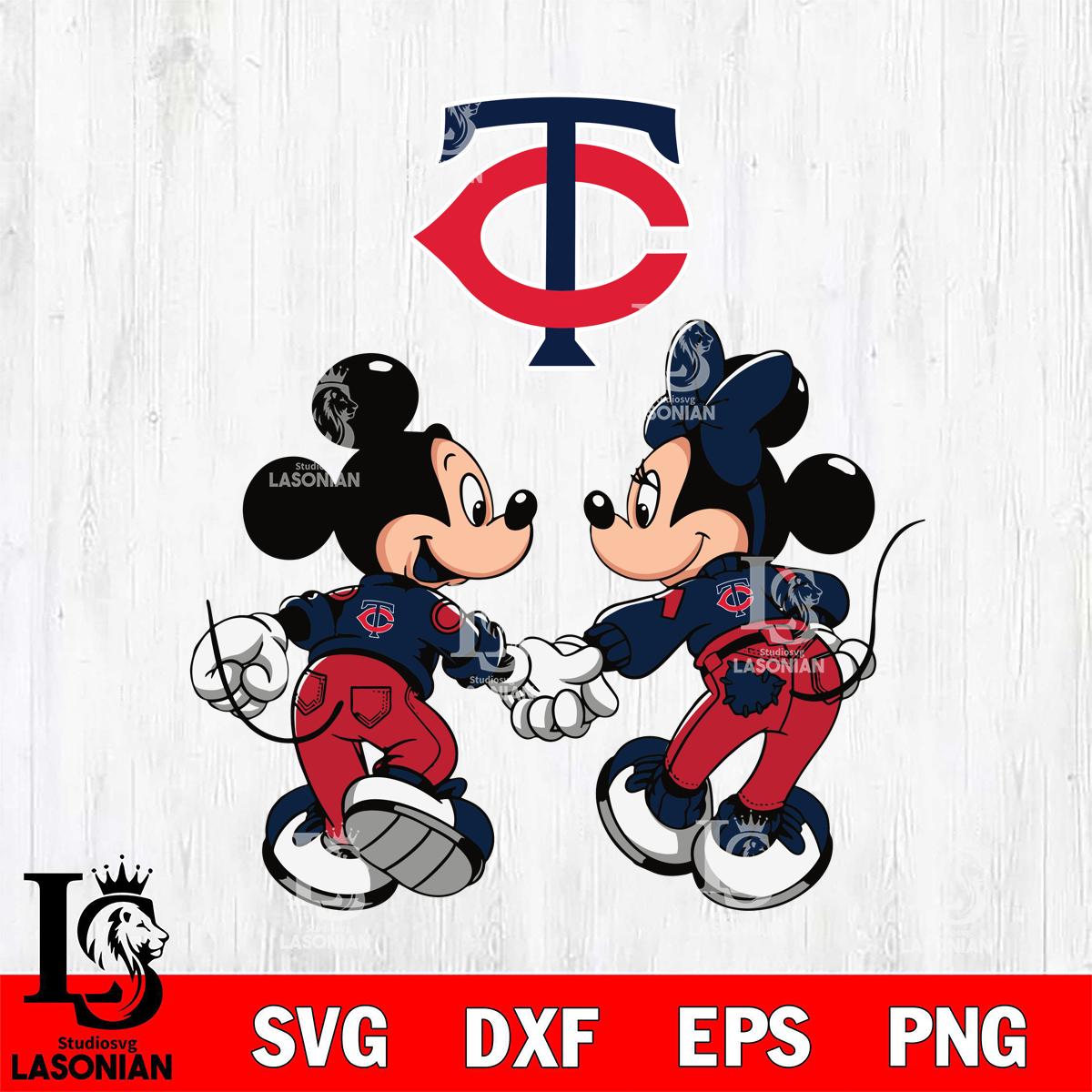 Minnesota Twins Fan Minnie And Mickey Love – lasoniansvg