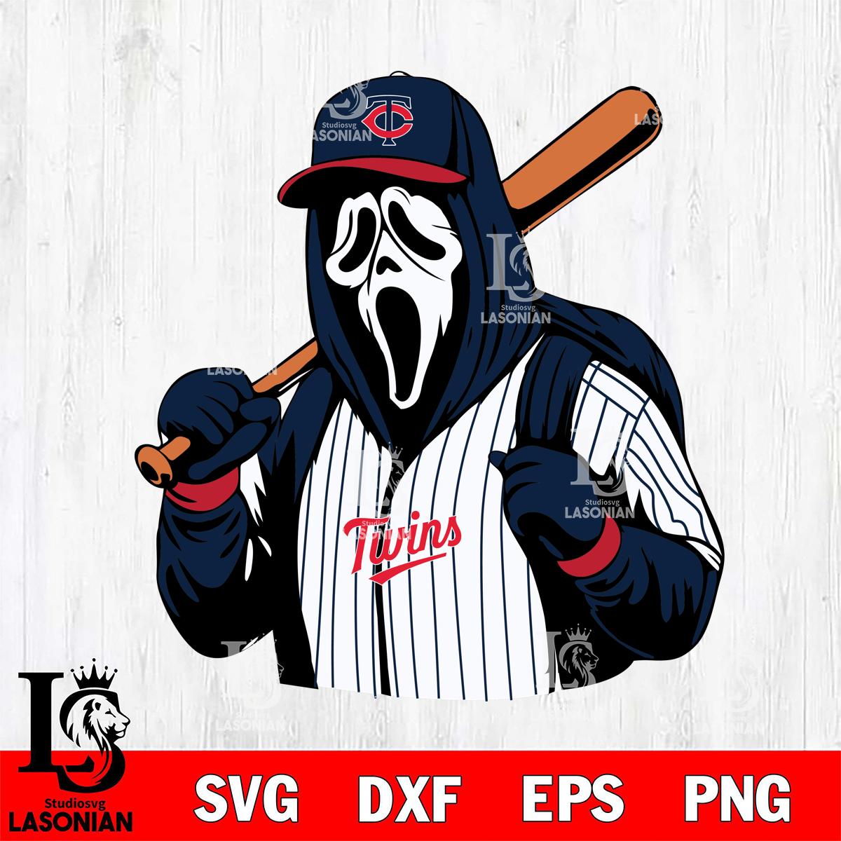 Minnesota Twins Ghostface 3 – lasoniansvg