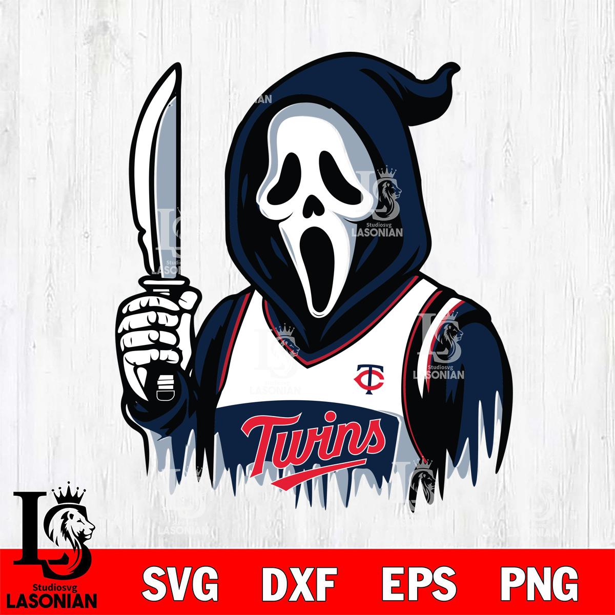 Minnesota Twins Ghostface 6 – lasoniansvg