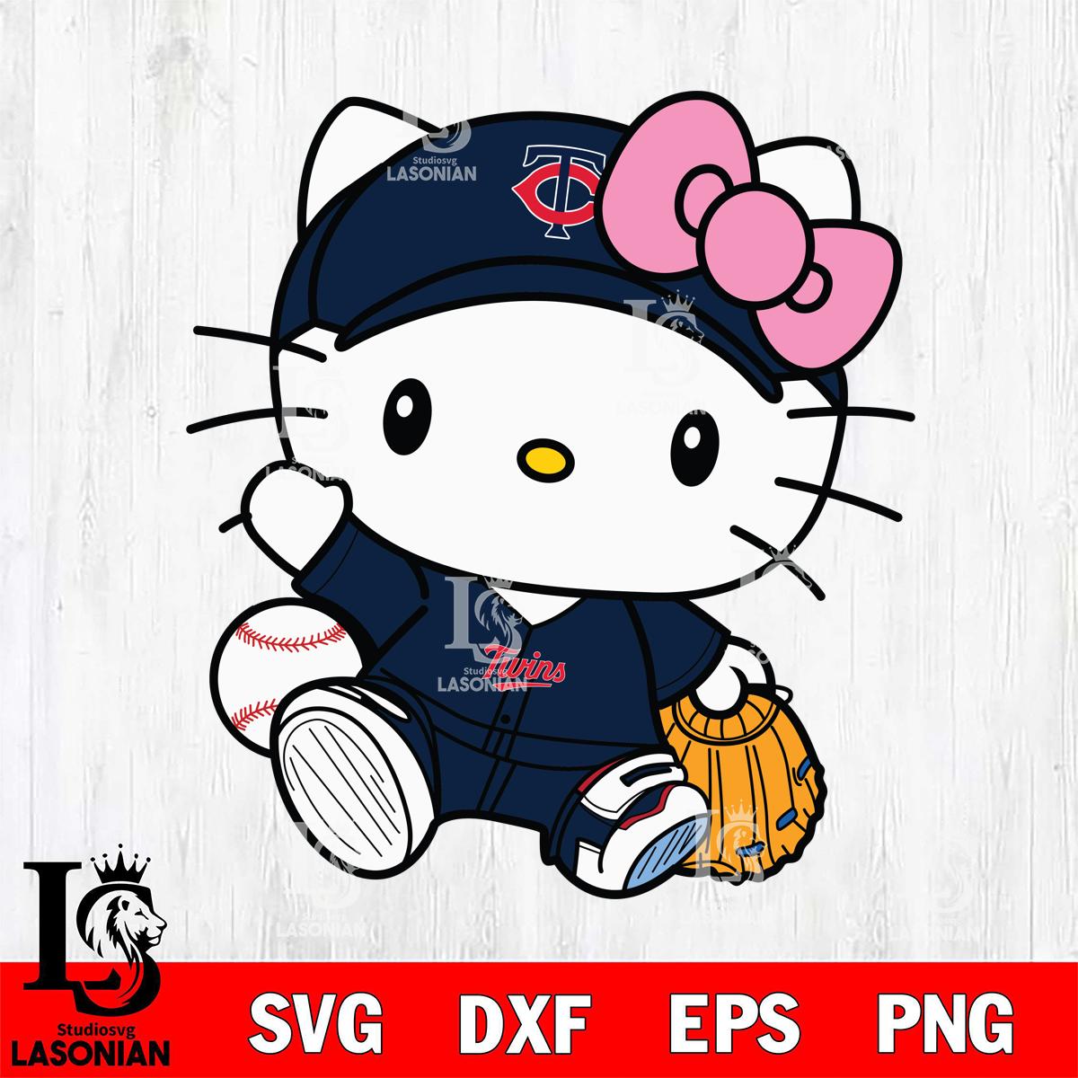 Minnesota Twins Hello Kitty Baseball Fly – lasoniansvg